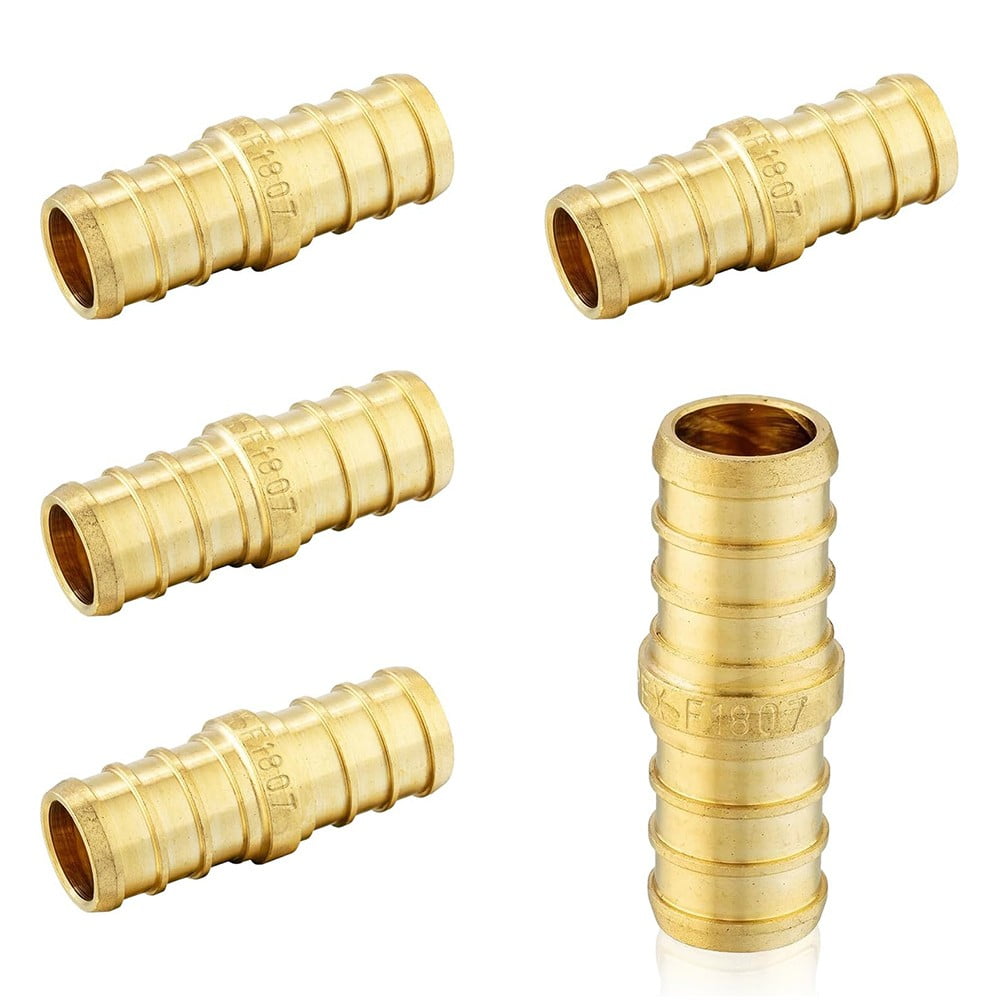 for PEX-B Fittings Straight Coupling, Brass Crimp Pipe Fittings,Tubing ...