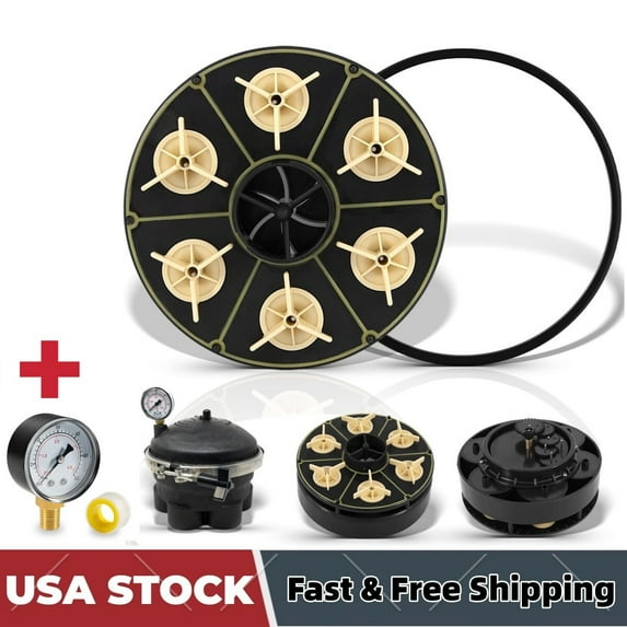 for Paramount Water VALVES 6-Port Gear Module + Pressure Gauge 004-302-4408-00 - Walmart.com