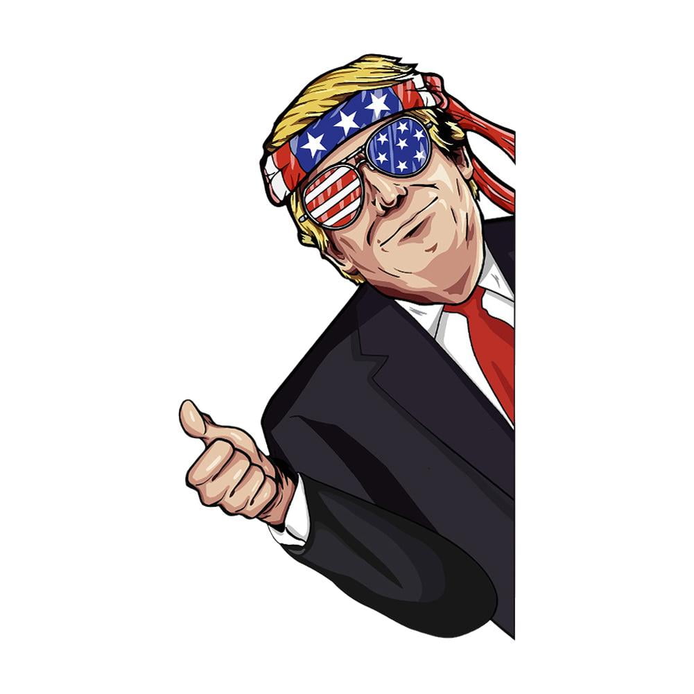 for President Decal Window or Bumper Car Sticker Funny Decoration ...