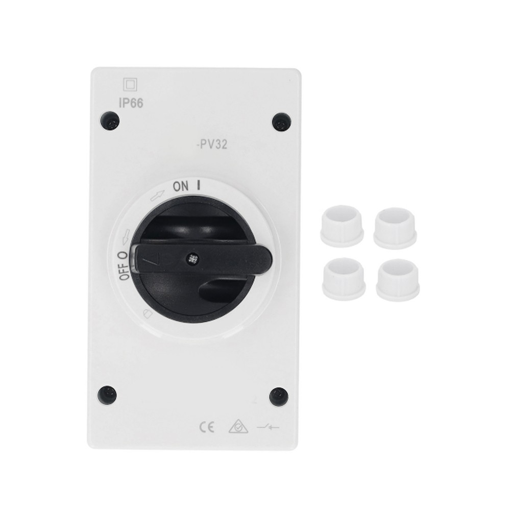 For Pv Dc Isolator Switch 1200V 4P Solar Panel Switch 20A/32A Optional ...