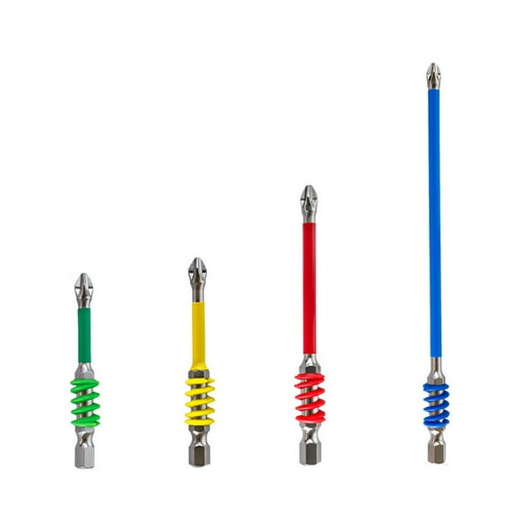 for Rainbow Spring Bit Set Cross Hard Anti-Slip Electric Screwdriver ...