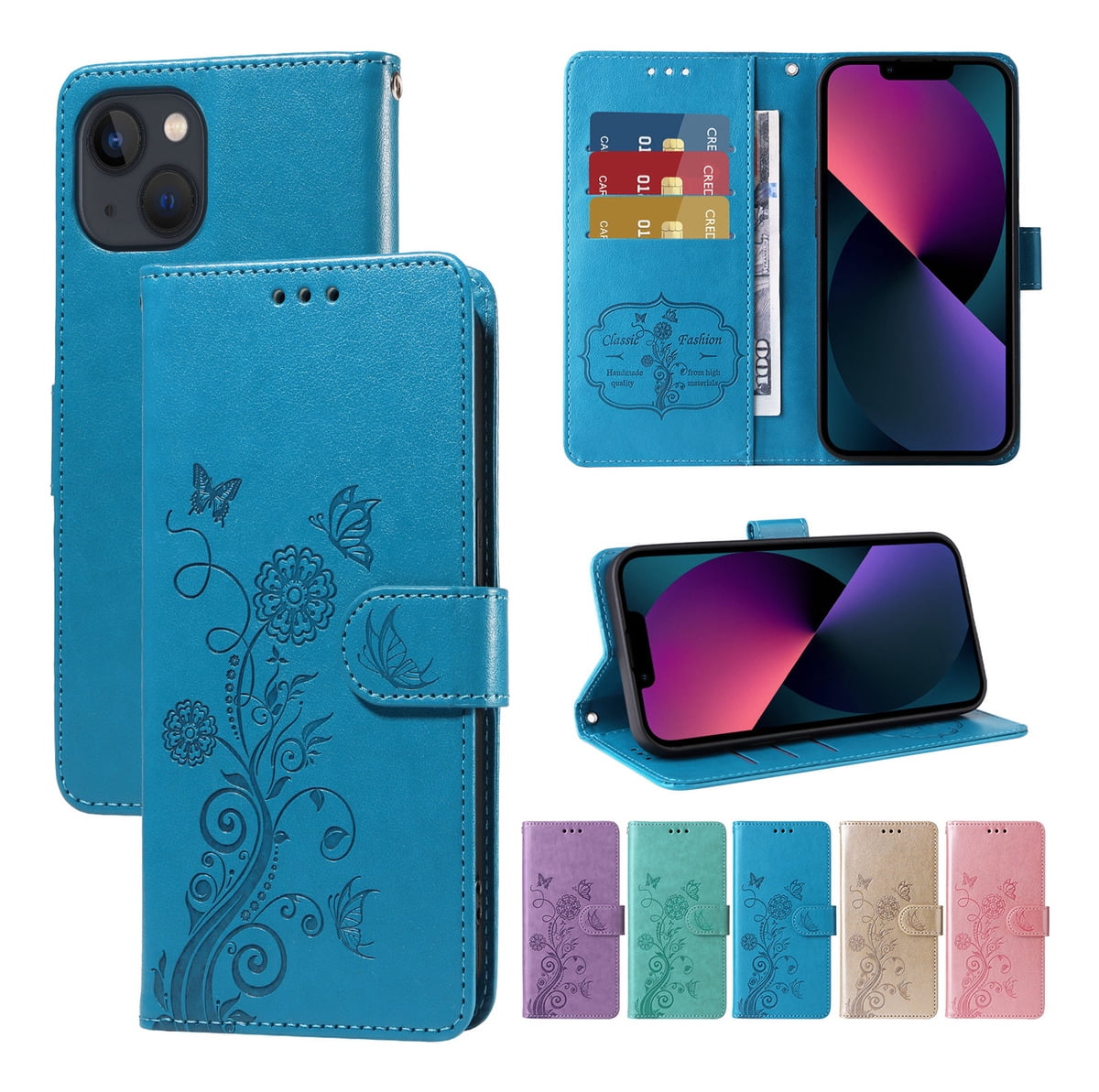 for Redmi Note 13 Pro Plus 13r Phone Case Leather Wallet Cover ...