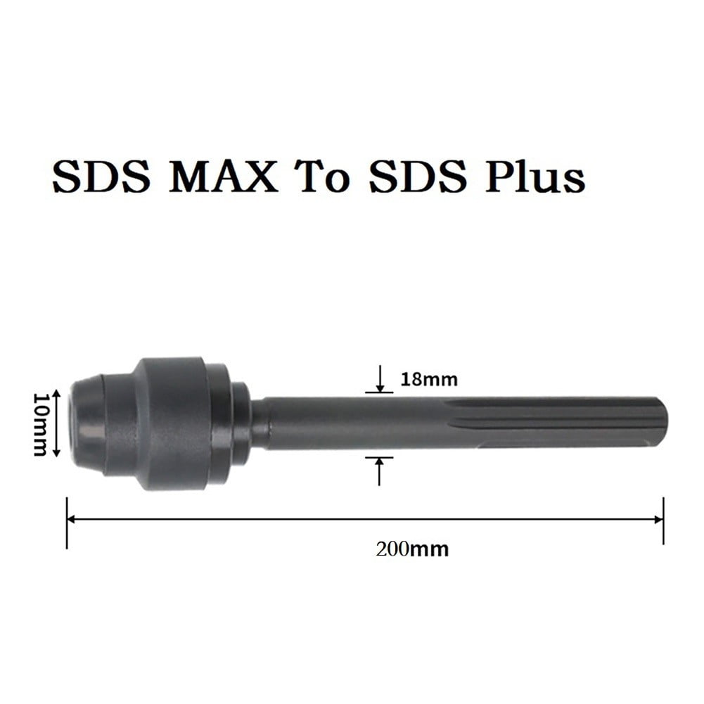 for SDS MAX TO For SDS PLUS Chuck Adapter Drill Bits Converter Hammer ...