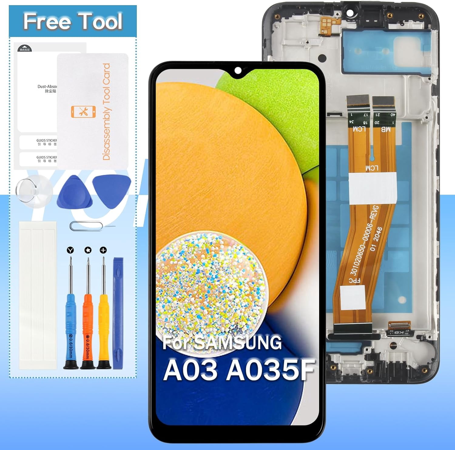 for Samsung Galaxy A03 SM-A035 Screen Replacement SM-A035F, SM-A035F/DS ...