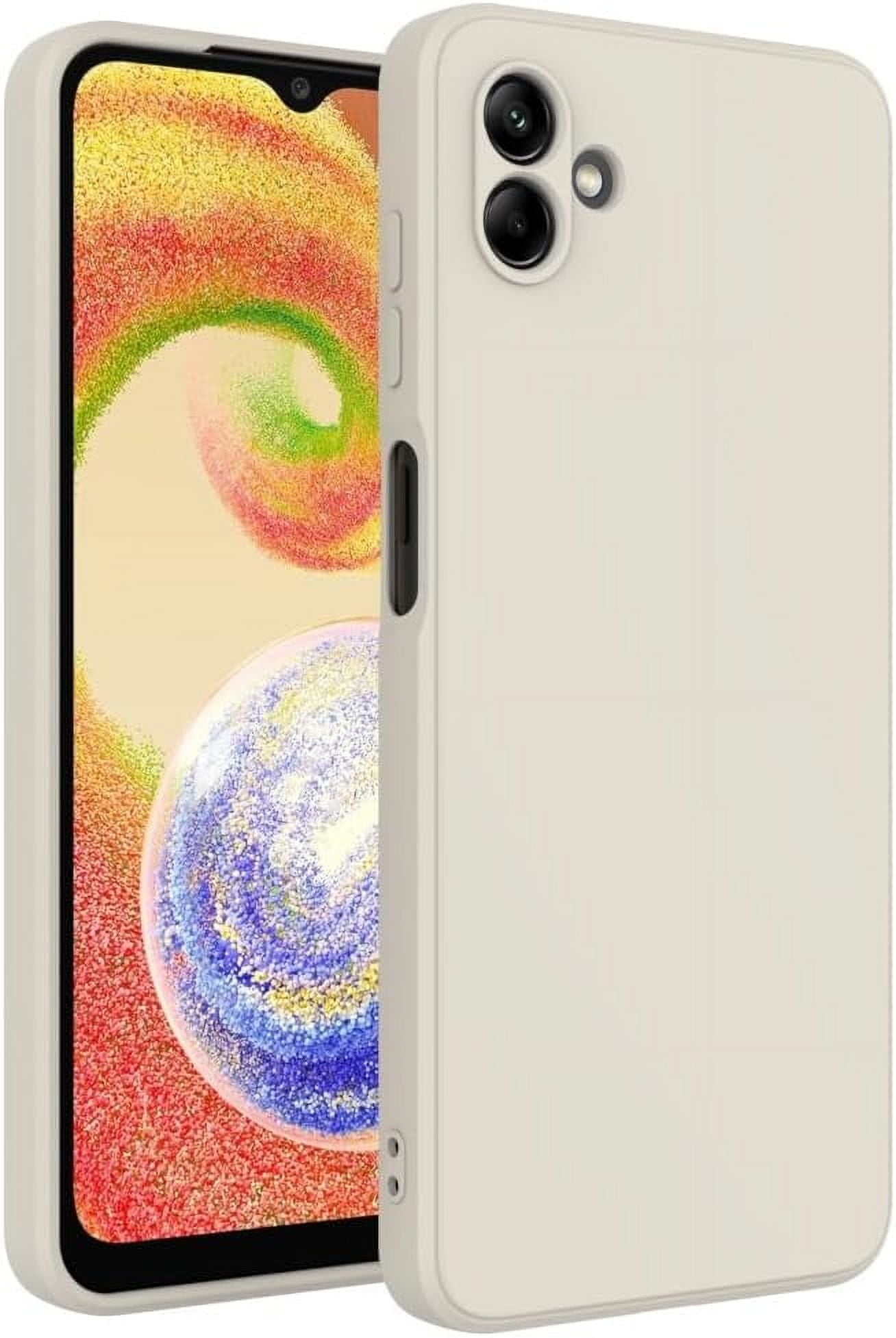for Samsung Galaxy A04 Case White, Scratch Resistant with Soft Touch ...