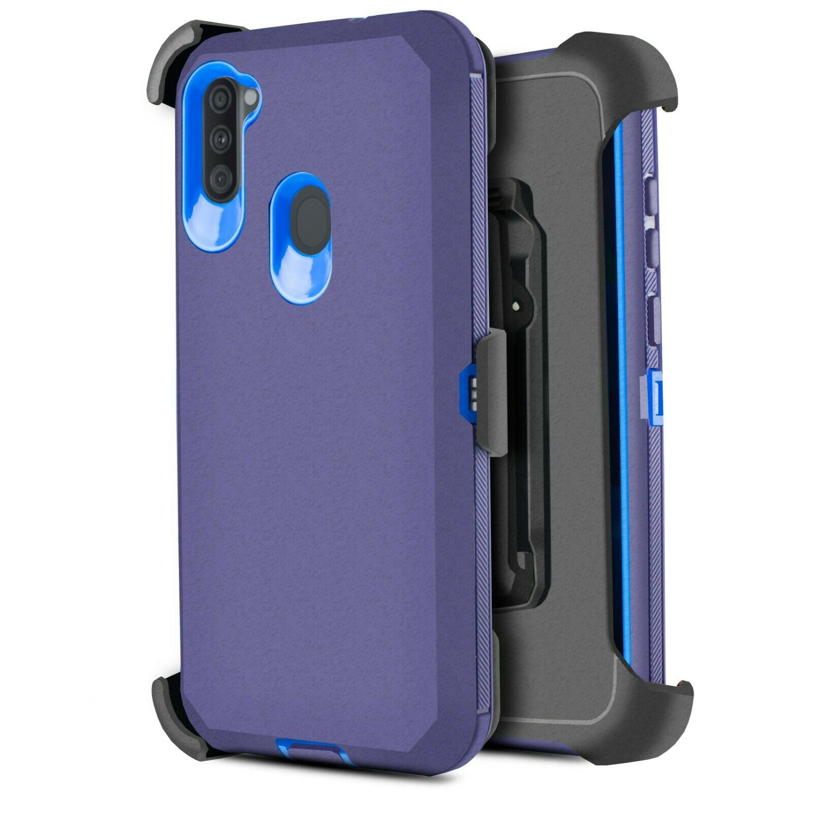 for Samsung Galaxy A11 Phone Case Dual Layer Full-Body Rugged Clear ...