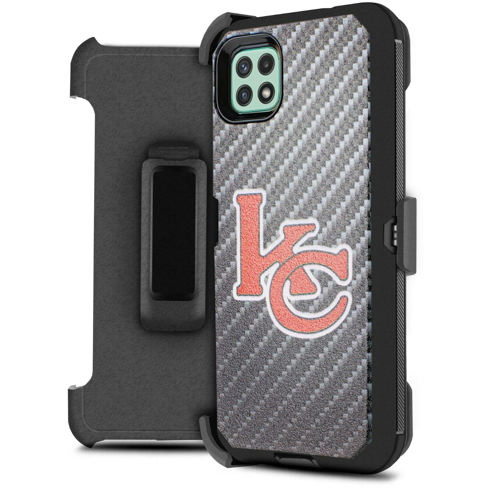 for Samsung Galaxy A12 Phone Case Dual Layer Full-Body Rugged Clear ...