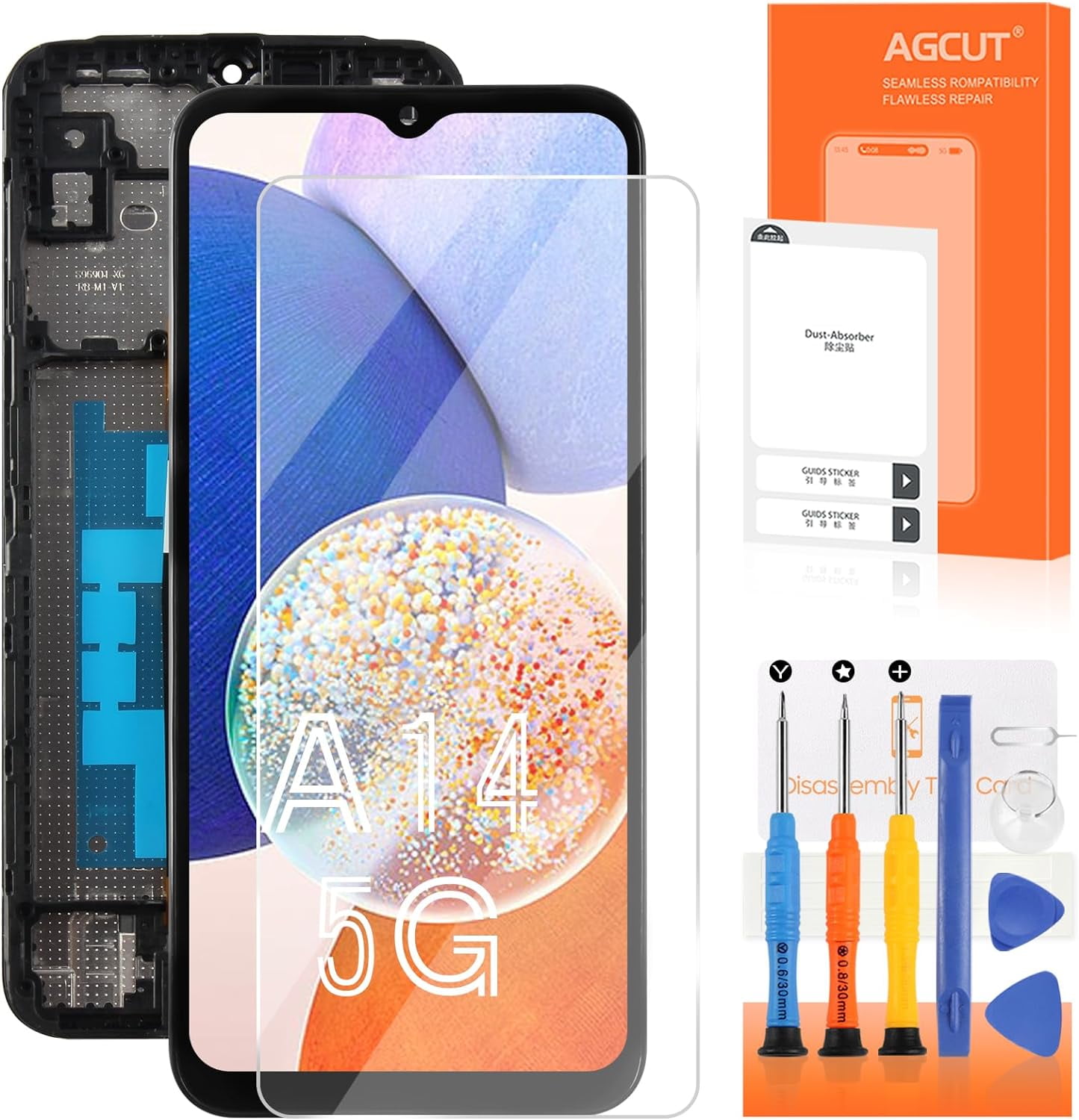 Samsung Galaxy A14 5G Replacement Screen, LCD Display + Touch Digitizer ...