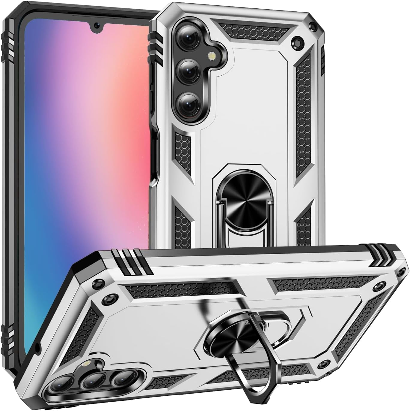 for Samsung Galaxy A25 Case: Galaxy A25 5G Phone Case Dual Layer Protective Phone Cover Rugged ...