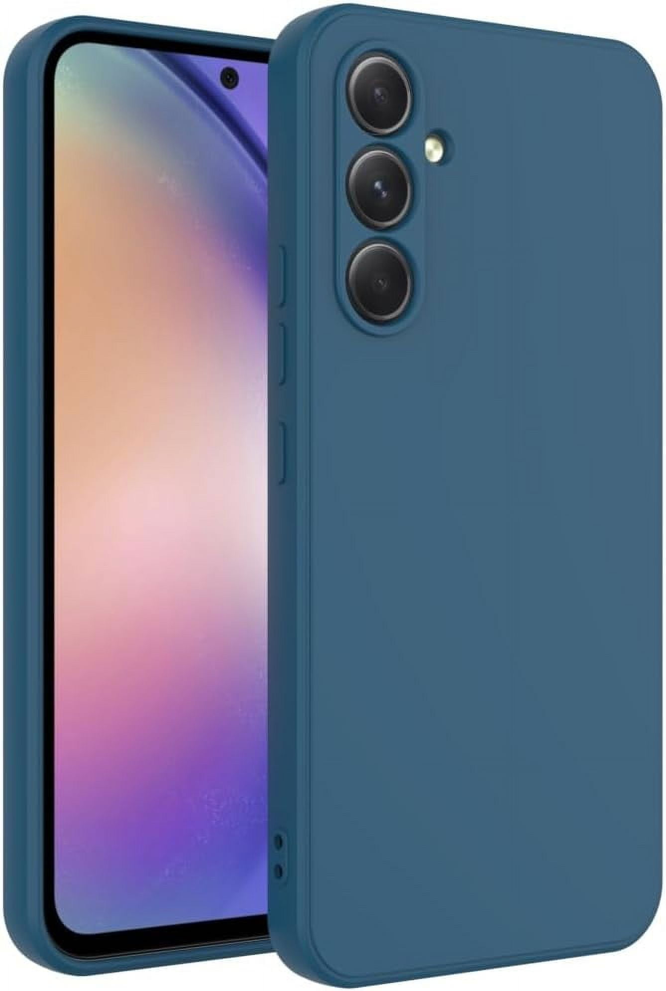 for Samsung Galaxy A35 5G Case Dark Blue, Scratch Resistant with Soft ...