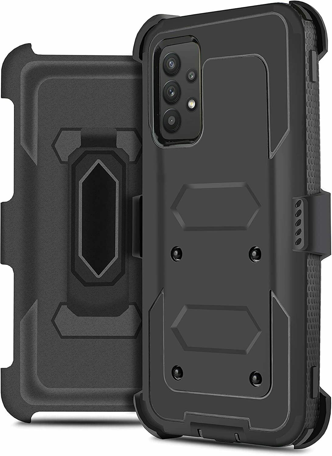 for Samsung Galaxy A52 5G Phone Case Dual Layer Full-Body Rugged Clear ...