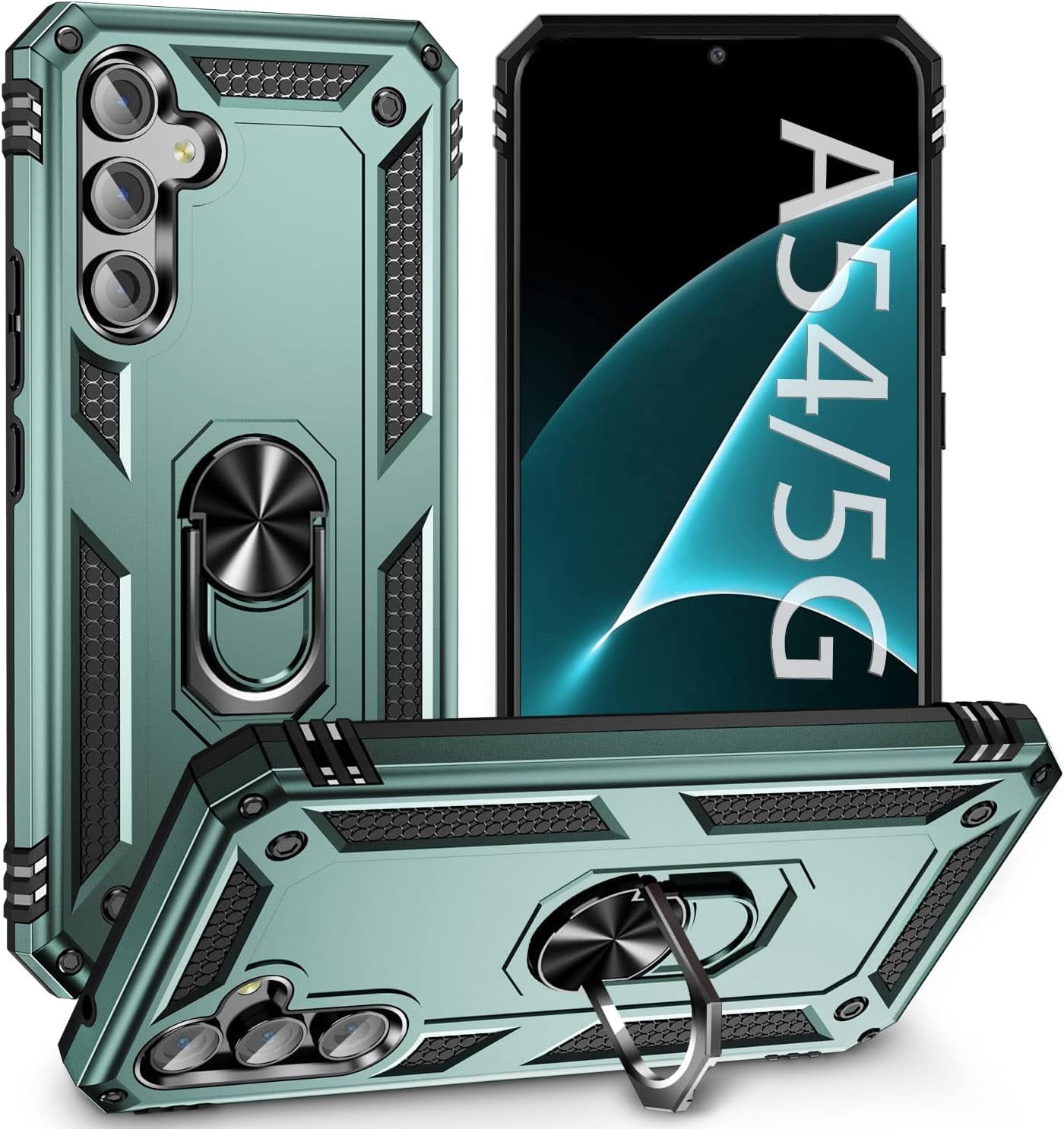 for Samsung Galaxy A54 5G Case for A54 Cover,with Kickstand Military ...