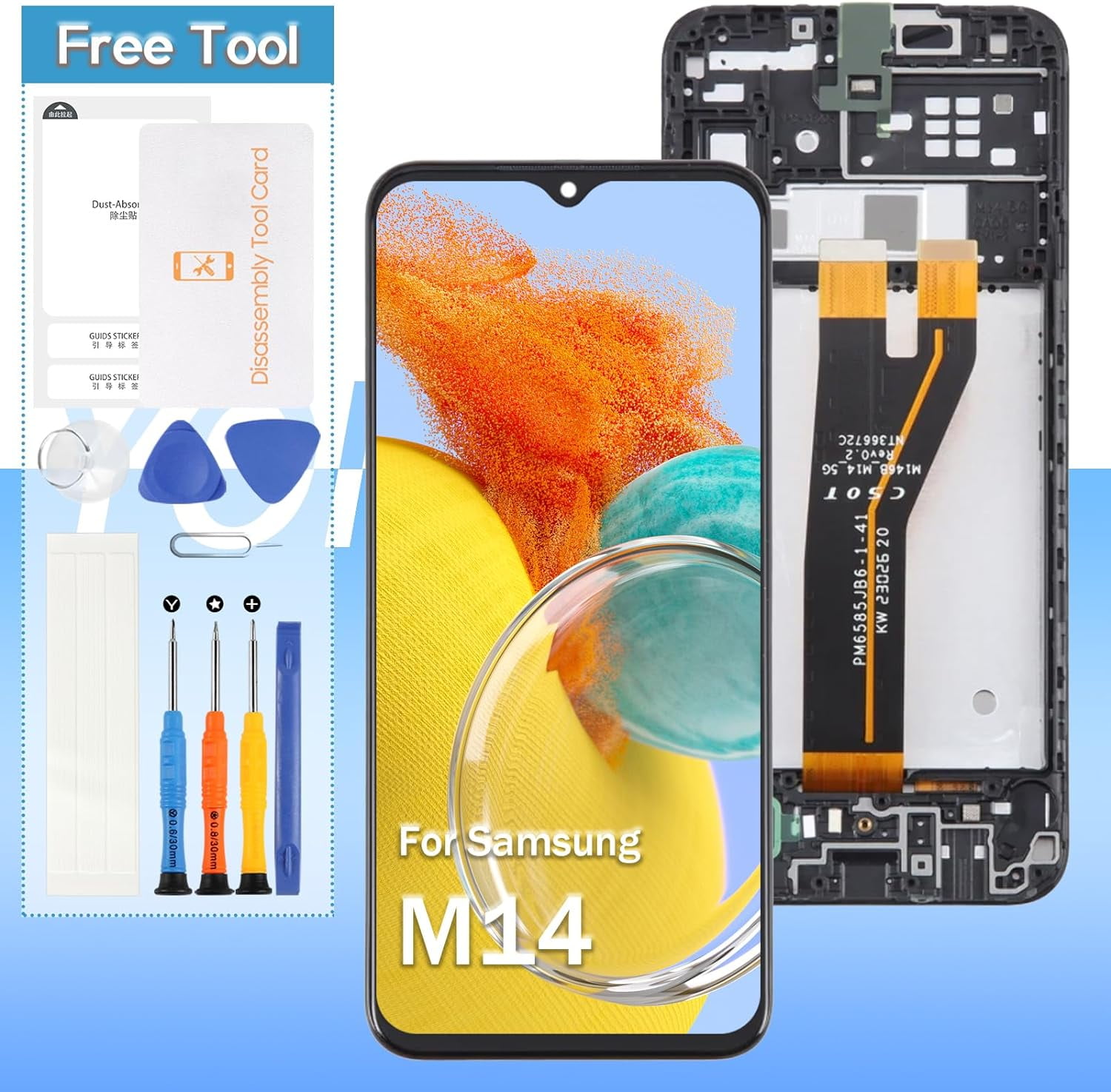 for Samsung Galaxy M14 5G SM-M146 Screen Replacement SM-M146B, SM-M146B ...