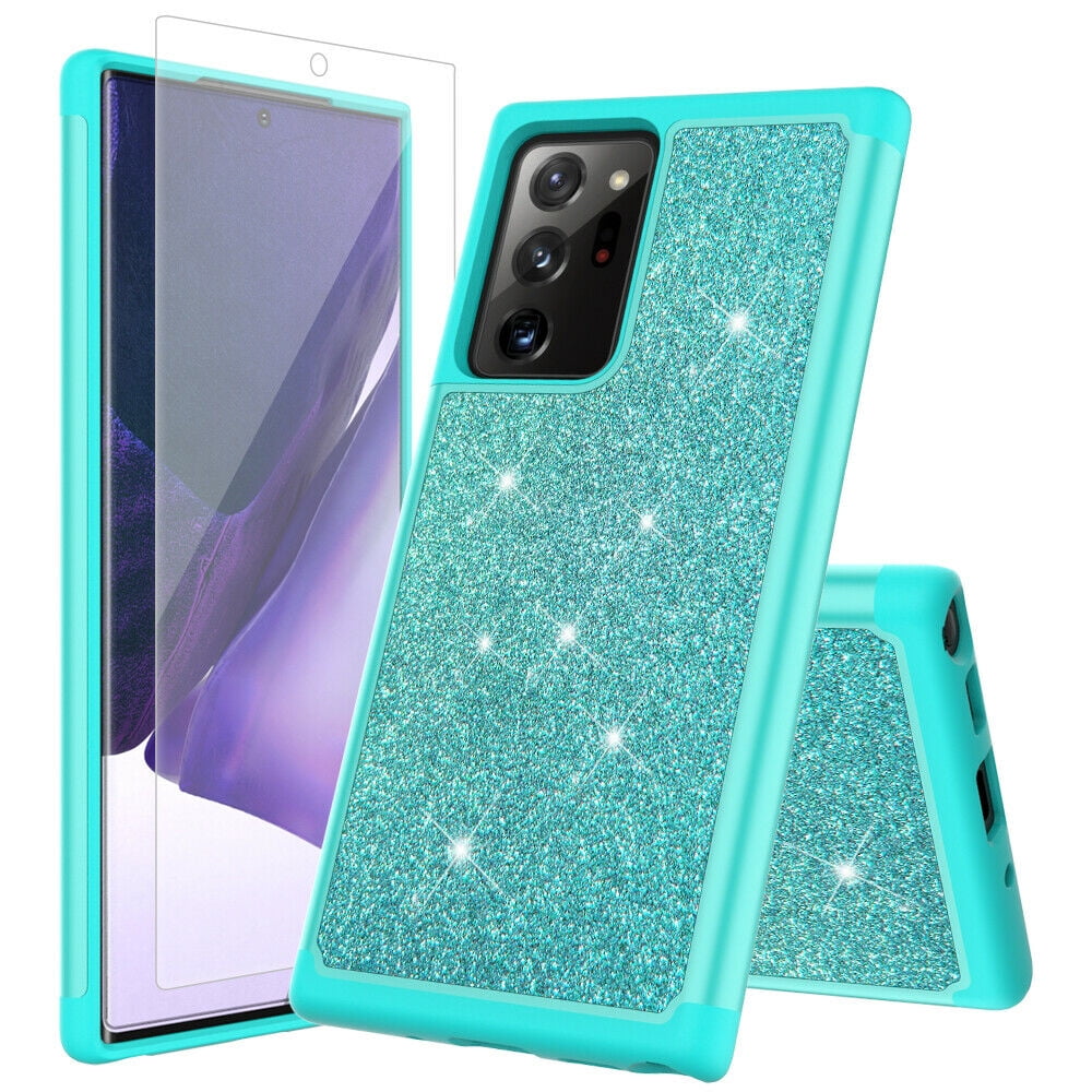for Samsung Galaxy Note 20 Ultra Phone Case Glitter Shock proof Edge ...