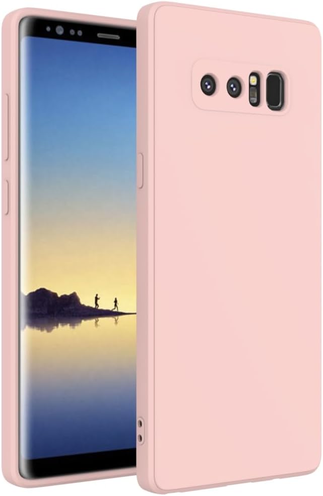 for Samsung Galaxy Note 8 Case Pink, Scratch Resistant with Soft Touch ...