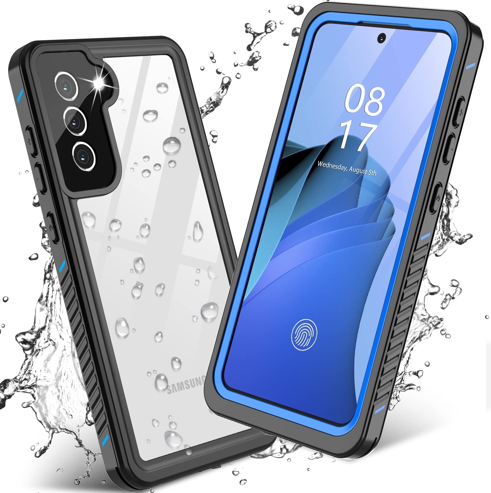 for Samsung Galaxy S21 FE Case Waterproof,Built in Screen Protector ...