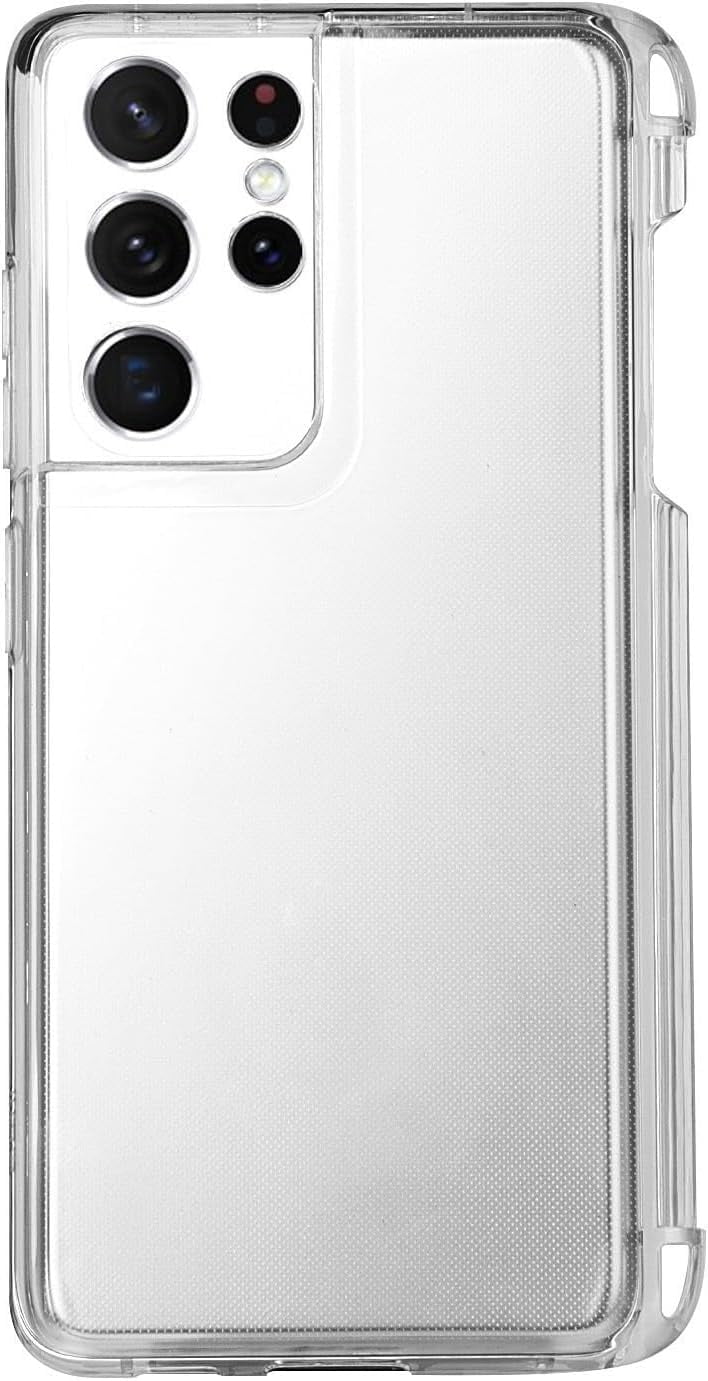 for Samsung Galaxy S21 Ultra Clear Case with S Pen Holder, Flexible ...