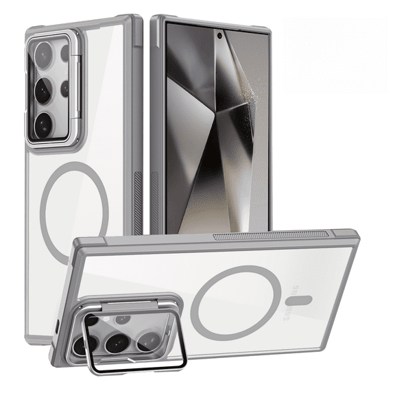 for Samsung Galaxy S24 Ultra Case,Magnetic Protective Cover with Clear ...