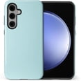 for Samsung Galaxy S25 Case, HL2 Classic Light Blue Hybrid 2 Layer Hard ...