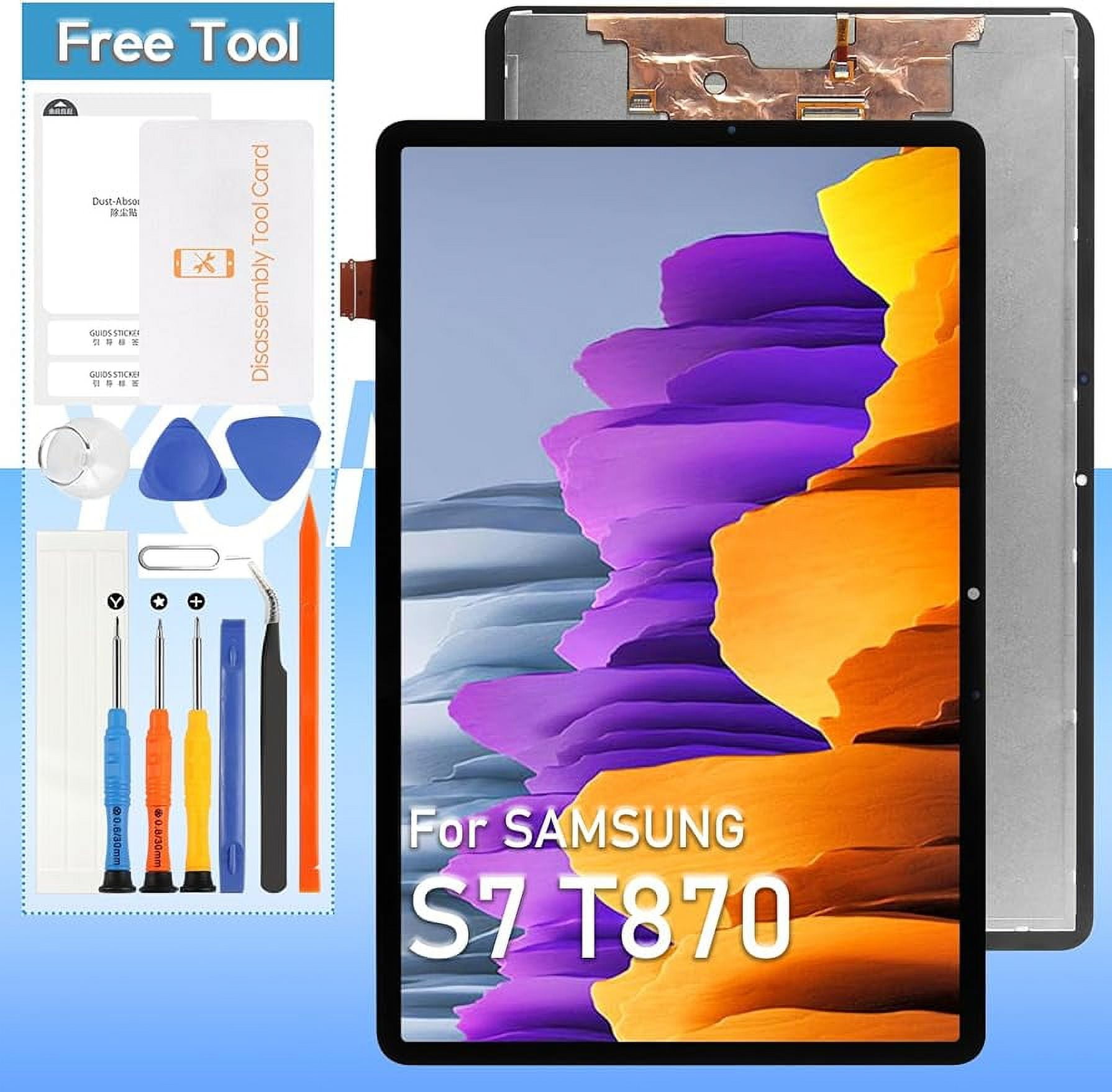 for Samsung Galaxy Tab S7 Screen Replacement SM-T870, SM-T875, SM-T876B ...