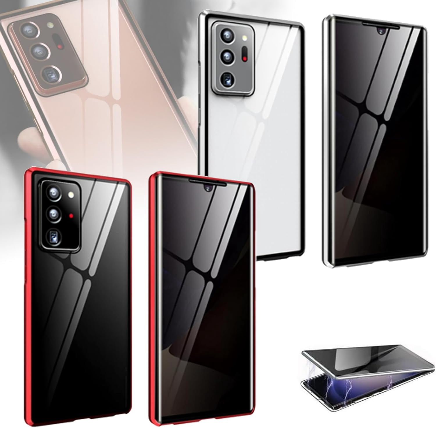 for Samsung Privacy Case, for Samsung S21 S22 S23 S24 Ultra Privacy ...