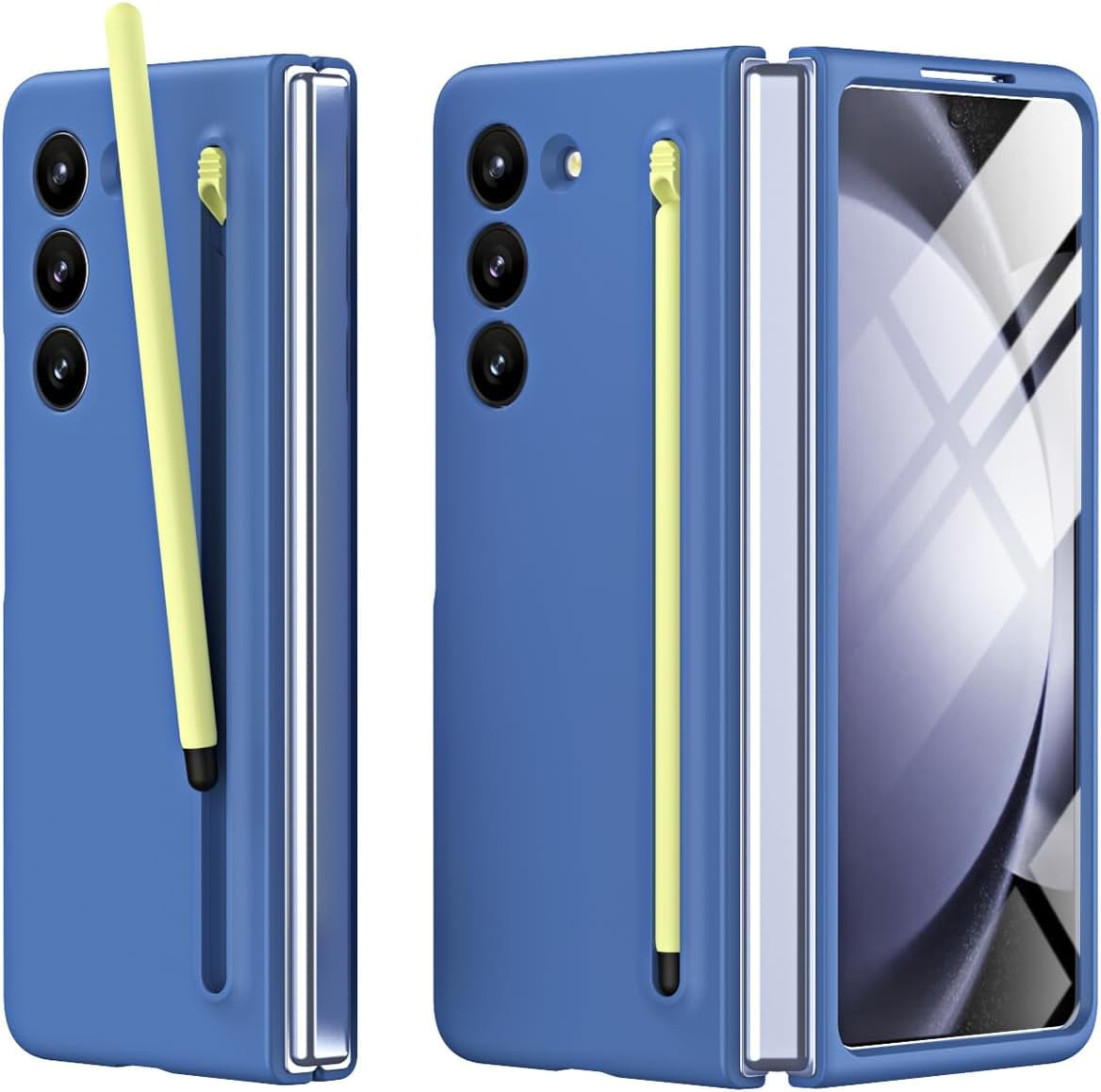 for Samsung Z fold 5 Matte Case with S Pen, fold 5 Case Pen with Pen ...