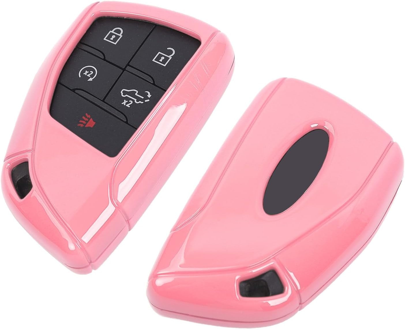 for Silverado Key Cover, Key Fob Case Shell Protector Fit for Chevrolet ...