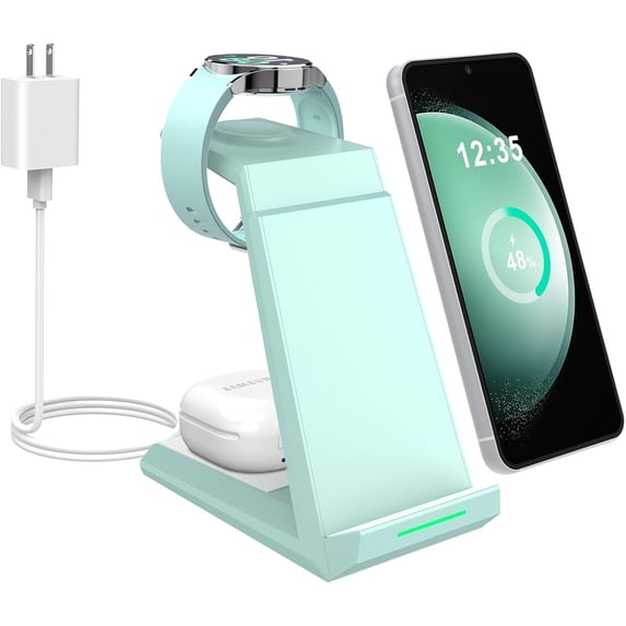 for Station - 3 in 1 Phone Trio Multiple Devices for S25 S24 S23 ...