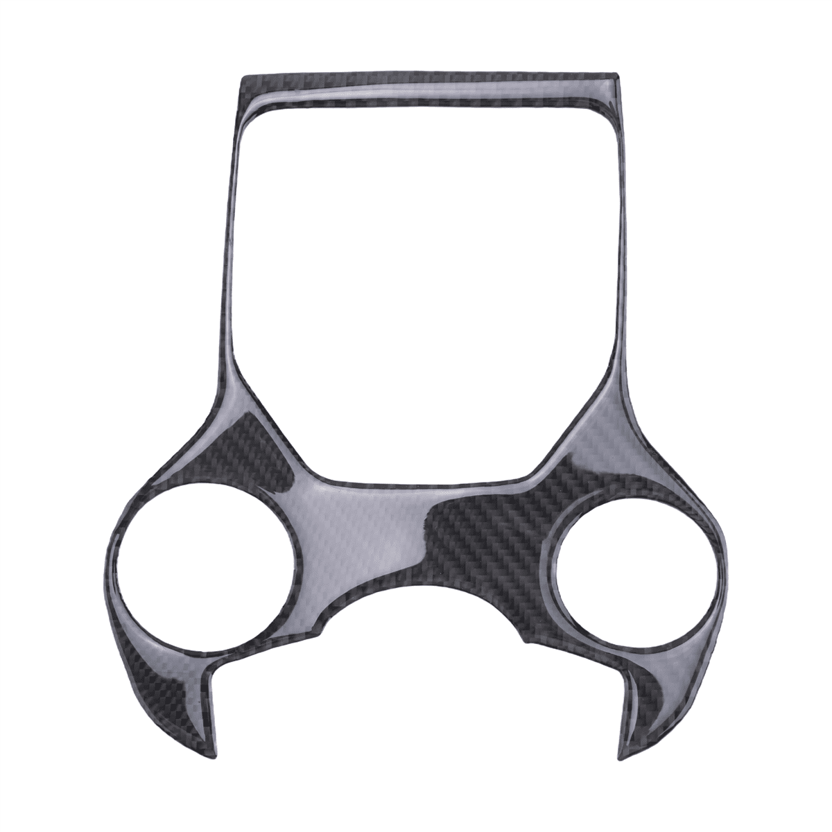 for Stelvio 2017-2019 Carbon Fiber Gear Shift Panel Multimedia Buttons ...