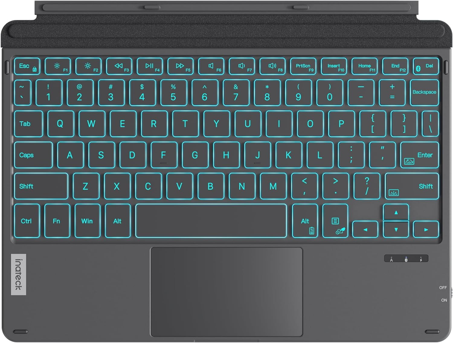 for Surface Go Keyboard, Bluetooth 5.3, 7-Color Backlight, Compatible ...