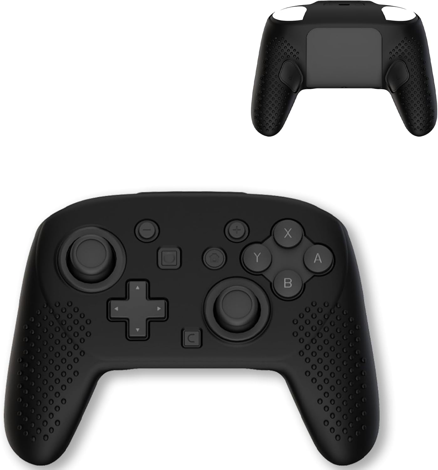 for Switch 2 Pro Game Controller Silicone Grip Case,Soft Skin Silicone ...