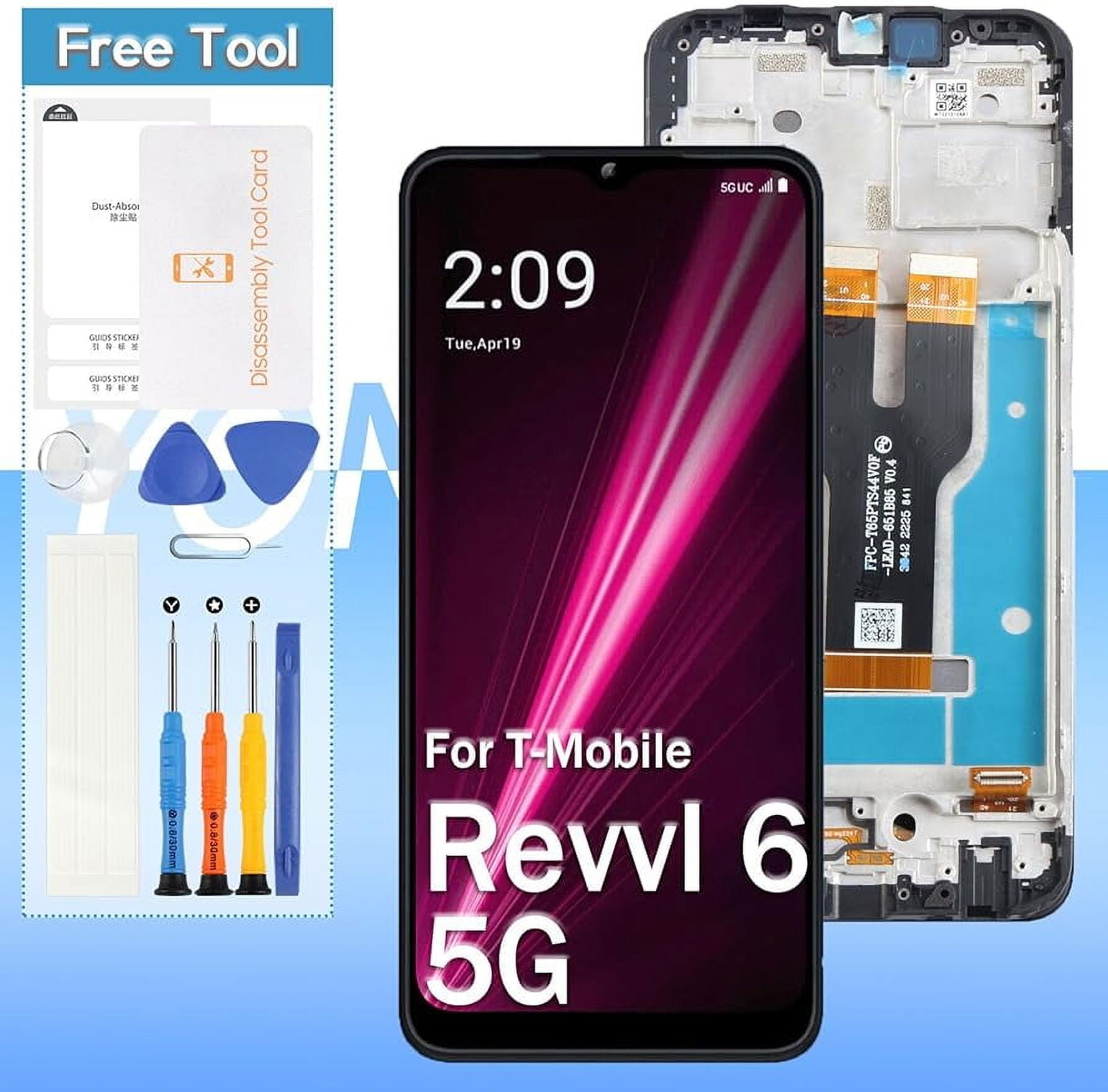 for T-Mobile Revvl 6 5G LCD Display Screen Replacement Touch Digitizer ...