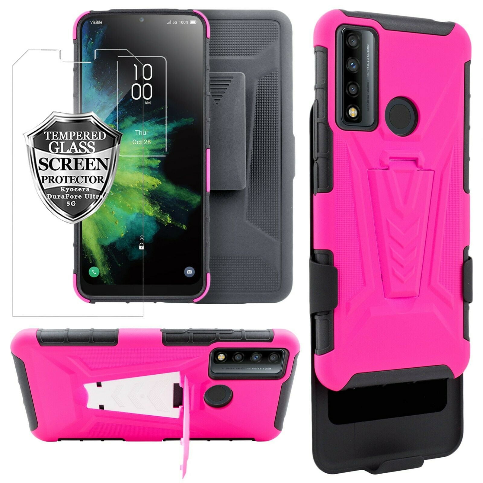 for TCL 20XE TCL 20 XE Case Heavy Duty Shock Absorption Kickstand Armor ...
