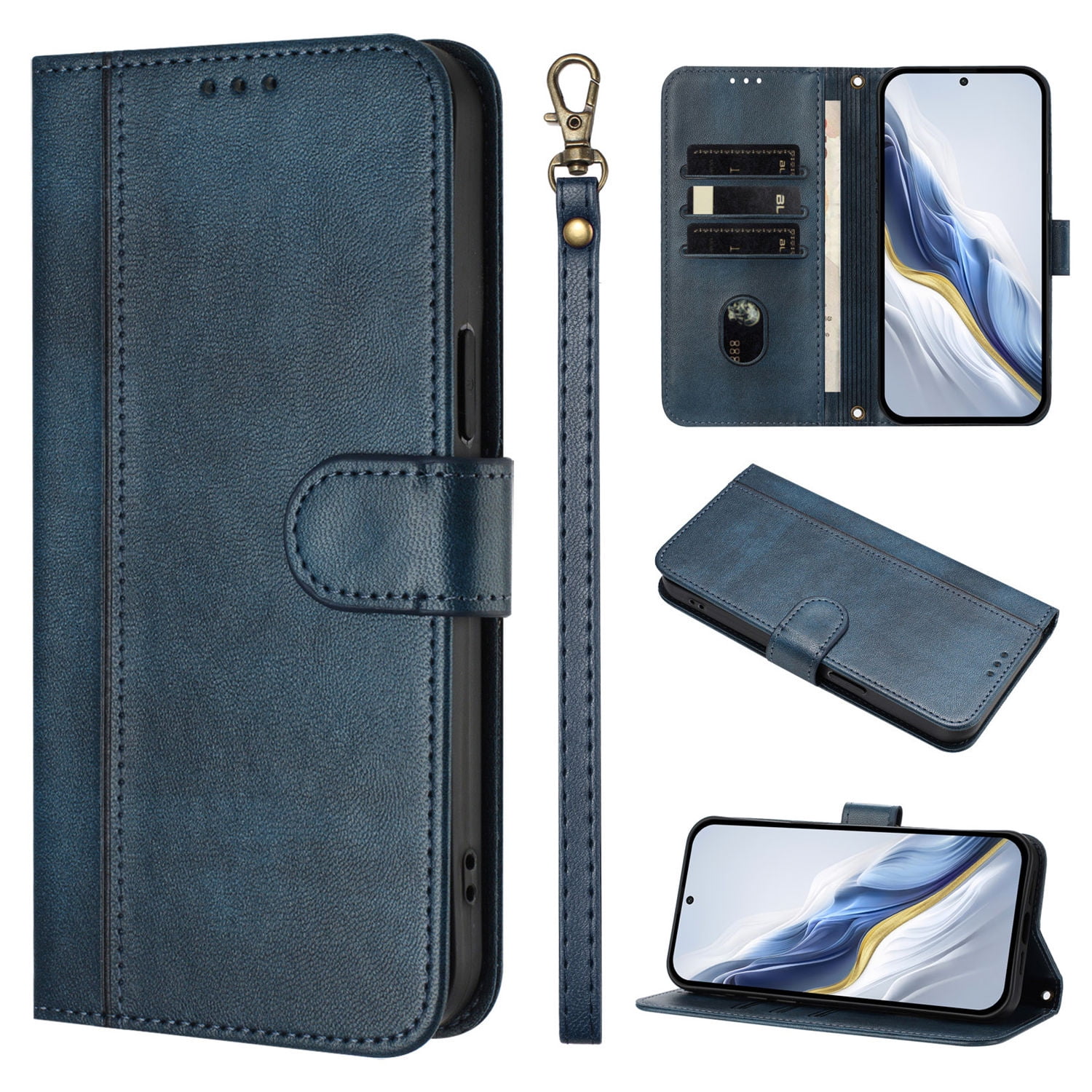 for TCL 40 SE Wallet Case, Leather Multiple Card Stand Business ...