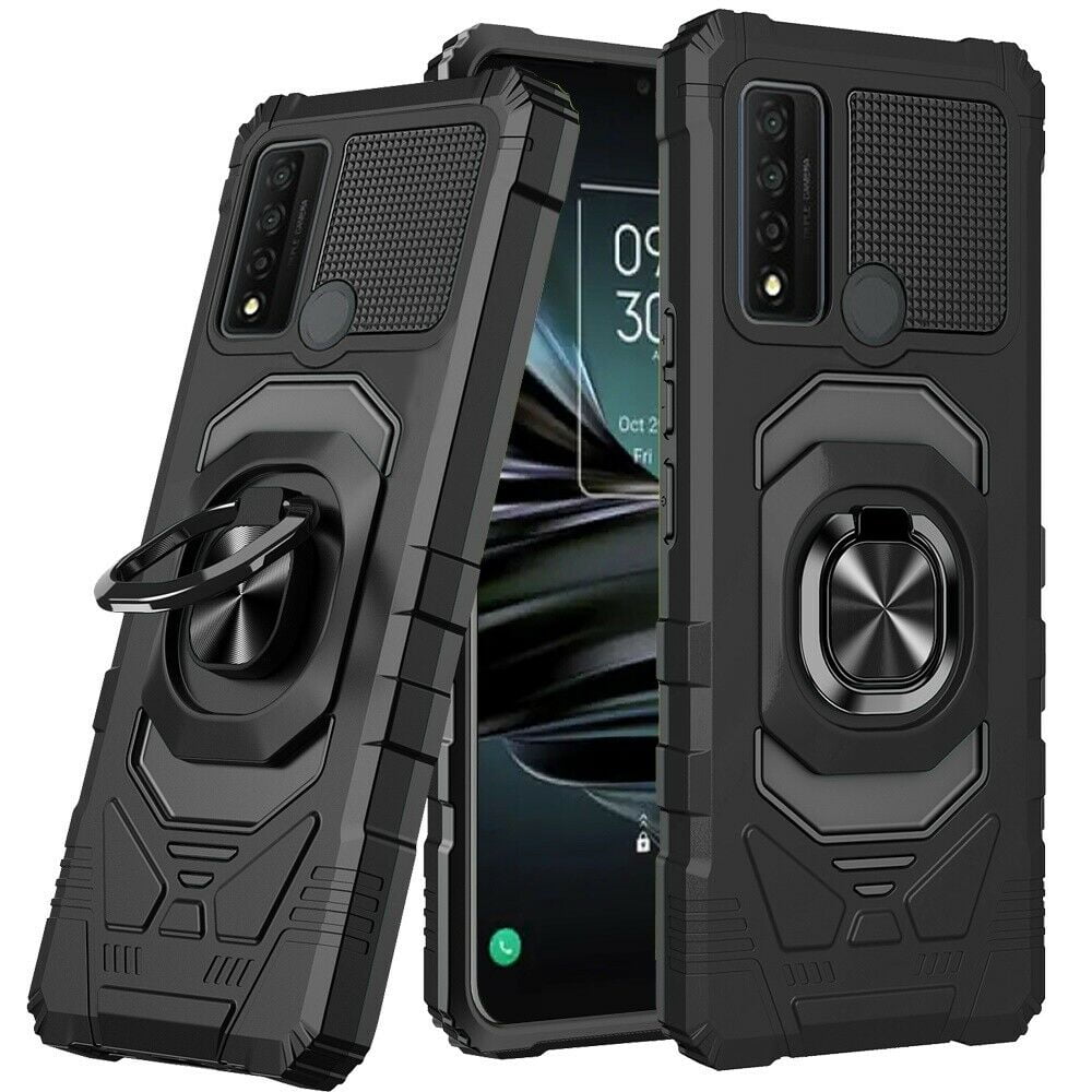for TCL 4X 5G T601DL 20 A 5G Phone Case Ring Magnet Mount Ready Slip ...