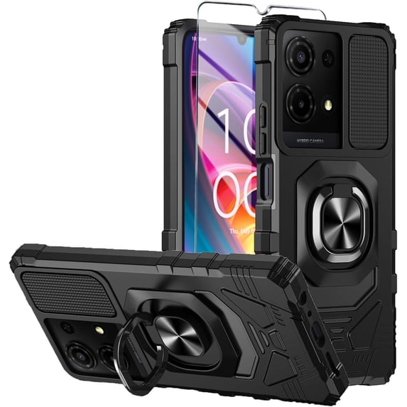 for TCL K32/K33 5G 2025 Phone Case with Tempered Glass Screen Protector ...