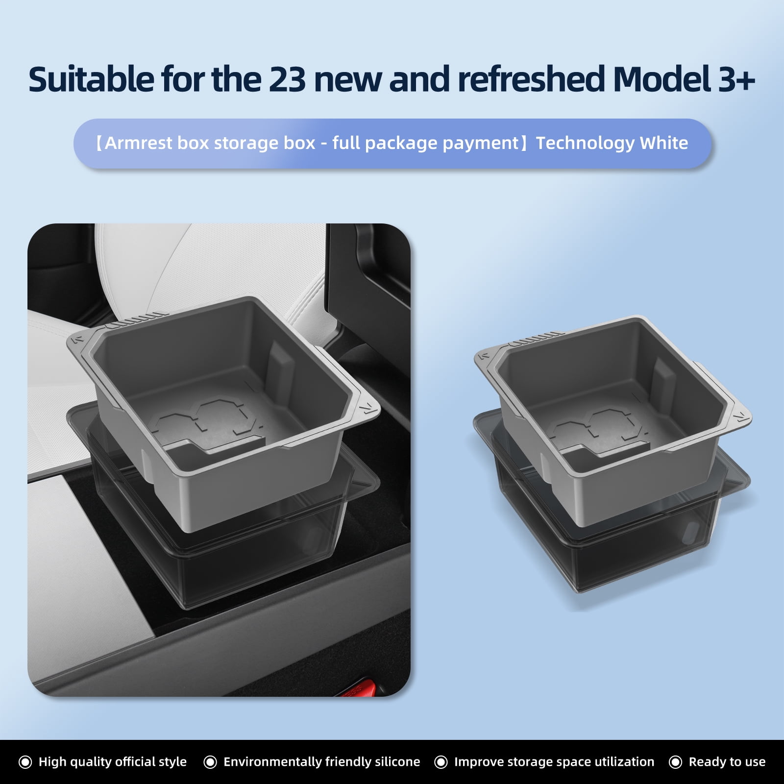 for Tesla Model 3 Highland 2024 Central Control Storage Box Center ...