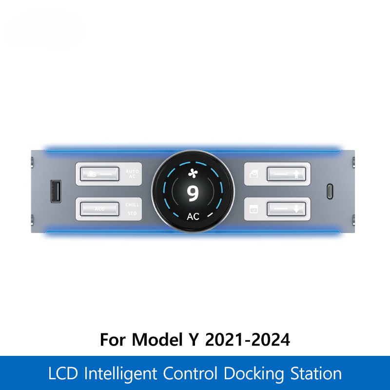 for Tesla Model Y 3 Center Control Expansion Dock Station LCD ...
