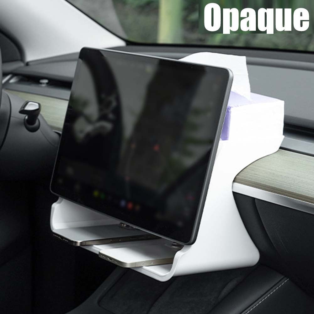 for Tesla Model Y and 3 21-23 Storage Box Under Screen Tablet Holder ...