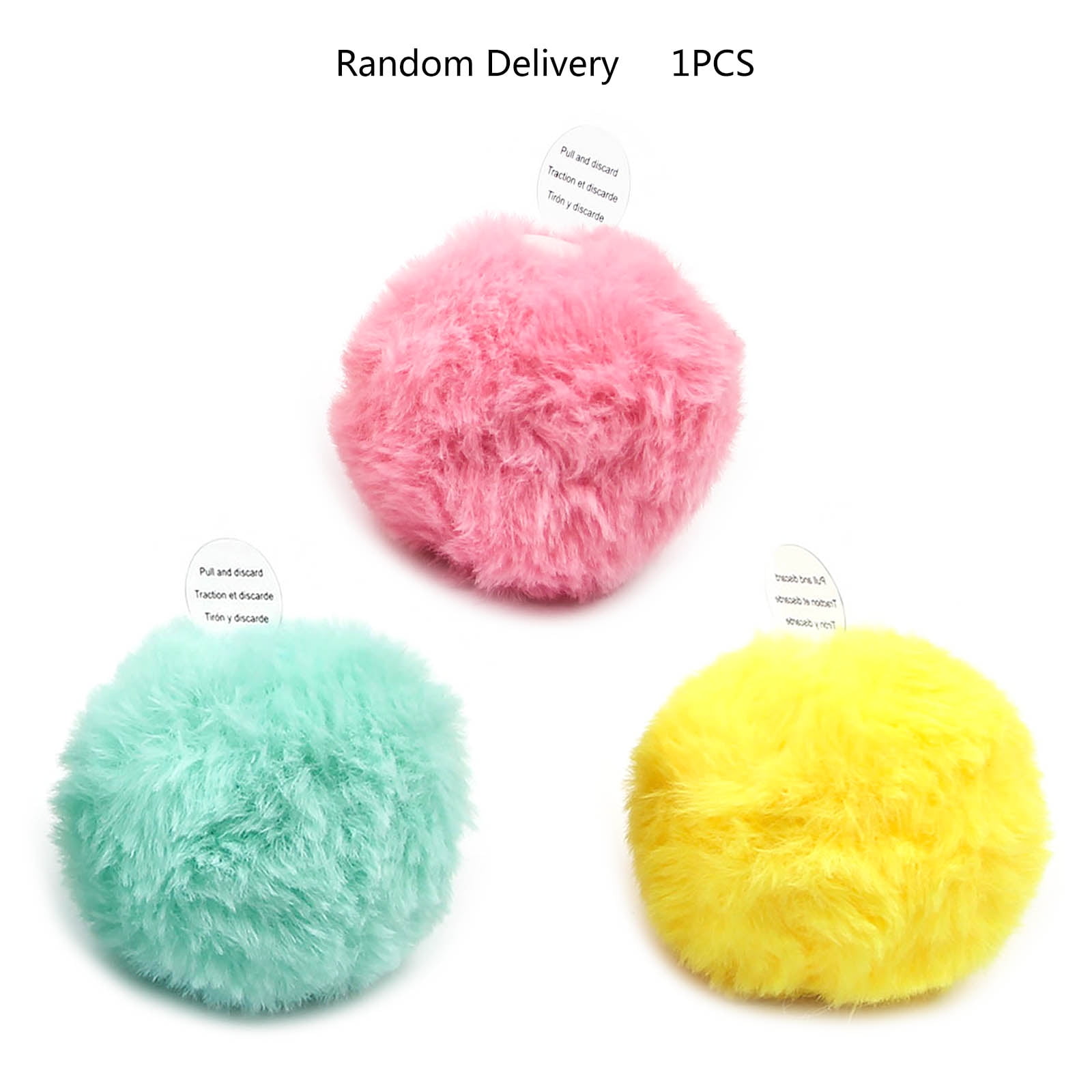 for Toy Balls Kitten Chirping Plush Chirp Sounds Built-in Interactive ...