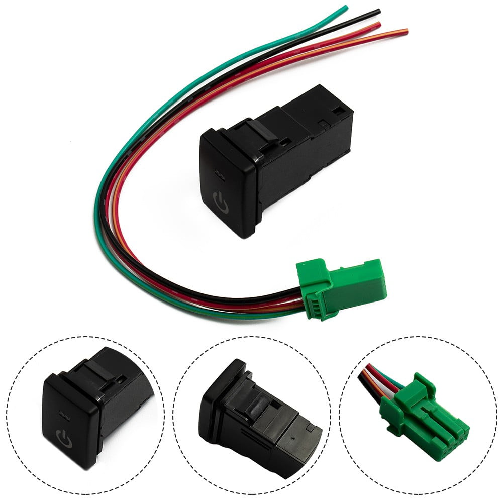 for Toyota LED Power Light Push Button Switch for Camry Prius Corolla ...