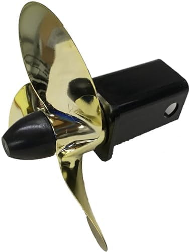 for Trailer Hitch Propeller Gold 3 Blade Marine Style Model 1200 fits 2 ...