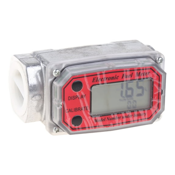for Turbine Flow Meter LCD Display Electronic Digital Flowmeter Liquid ...