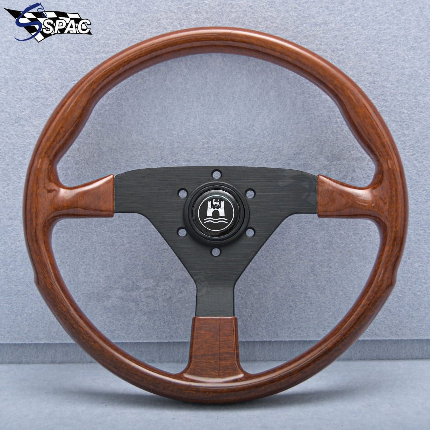 for Volkswagen Wood Film Steering Wheel 350MM Car Steering Wheel ...