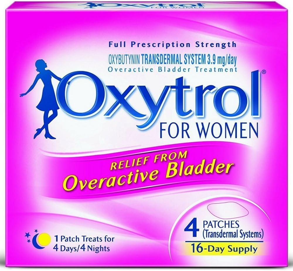 for Women Overactive Bladder Transdermal Patch, 4 CT (PACK OF 2 ...