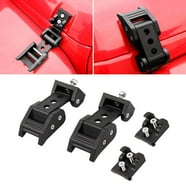 Xprite Black Aluminum Hood Latch Kit with Distressed U.S. Flag for 2007 ...