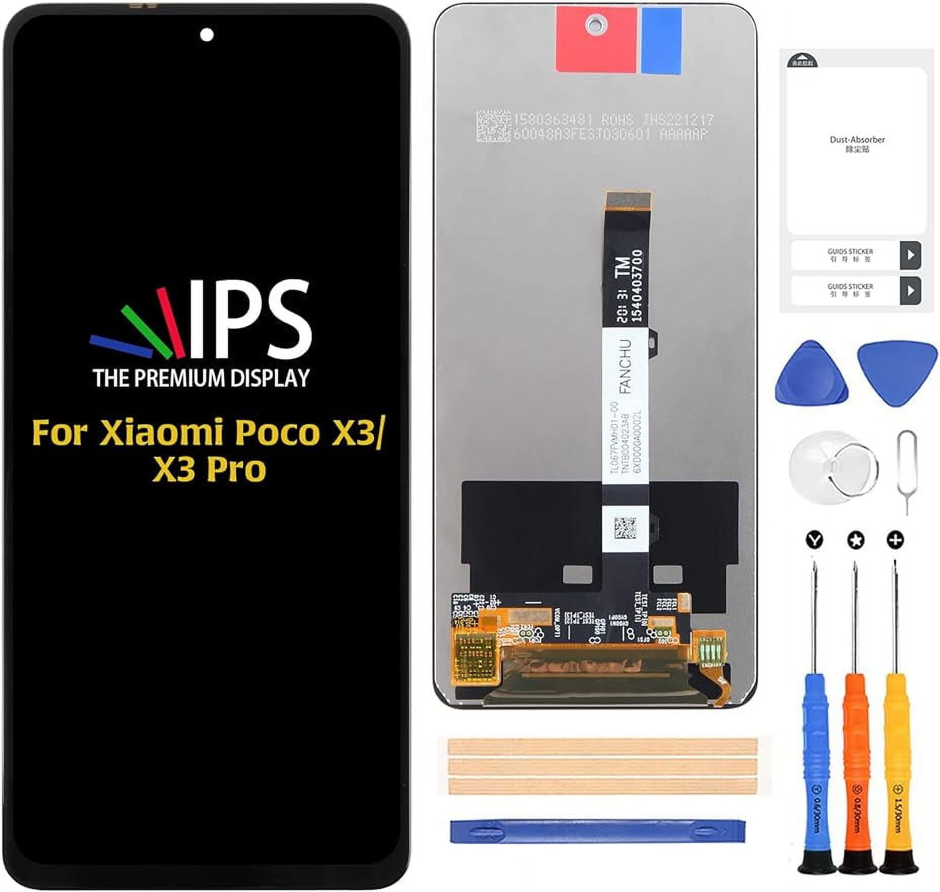 for Xiaomi Poco X3/X3 Pro/X3 NFC LCD Display Touch Digitizer Screen Replacement Full Assembly ...