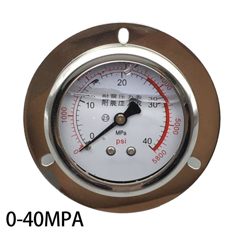 for YN-60ZT axial edge seismic pressure gauge seismic pressure hydraulic gauge 0-40MPA - Walmart.com