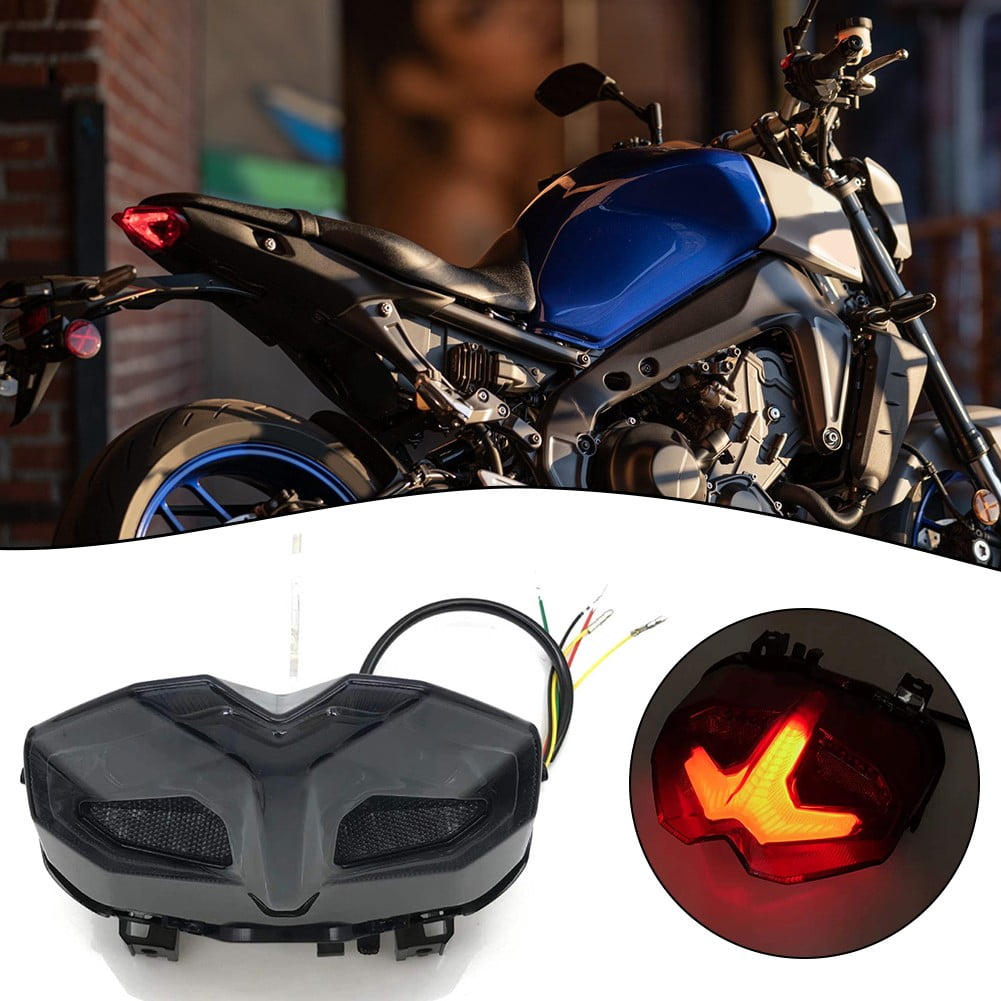 for YTR MT09 2021+ Integrated LED Tail Light Brake Turn Signal ...