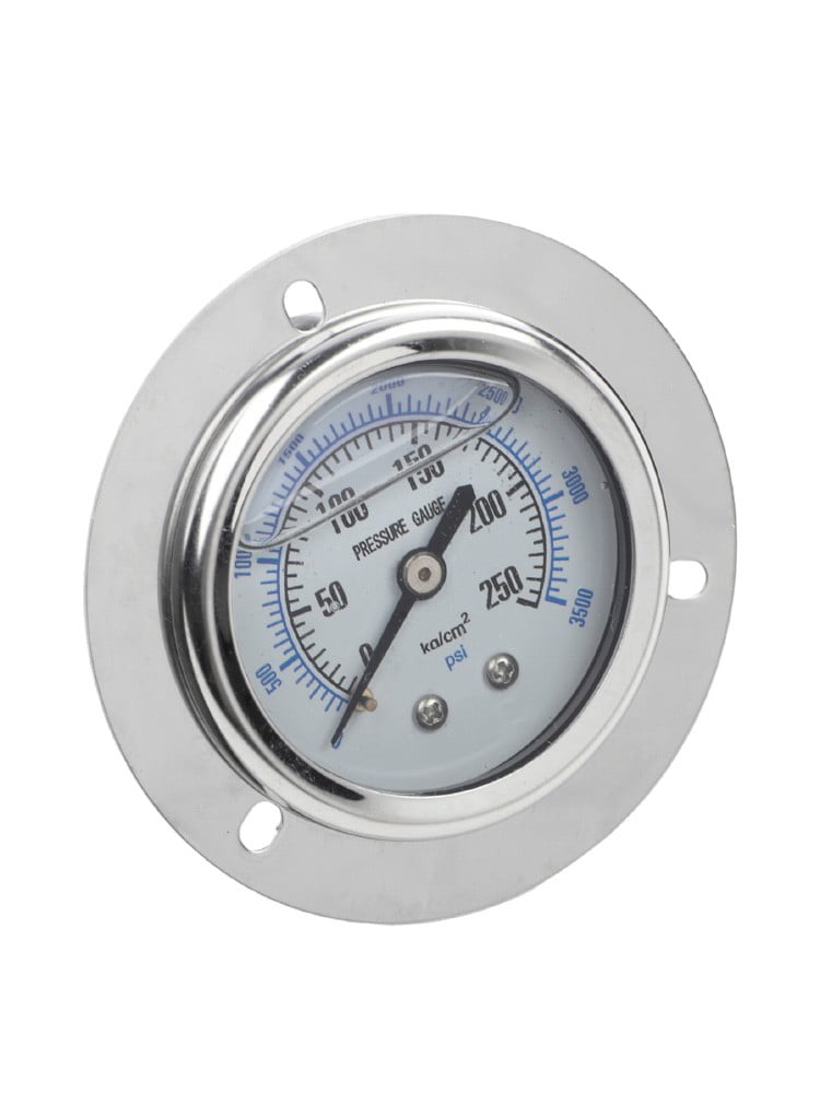 for Yn-50Zt Axial with Shock-Resistant Edge Pressure Gauge, Oil Pressure Gauge 0-250Kg - Walmart.com